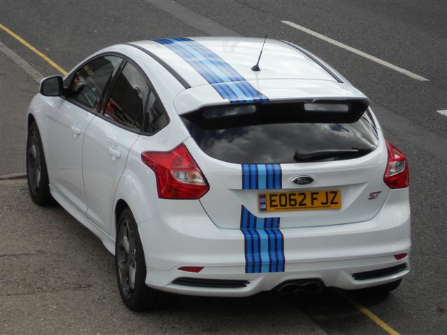 New Model Focus ST Retro Stripe Kits - Perkins Garages